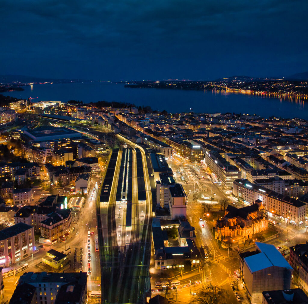 Geneva: Cornavin (Main Station) | Dronestagram